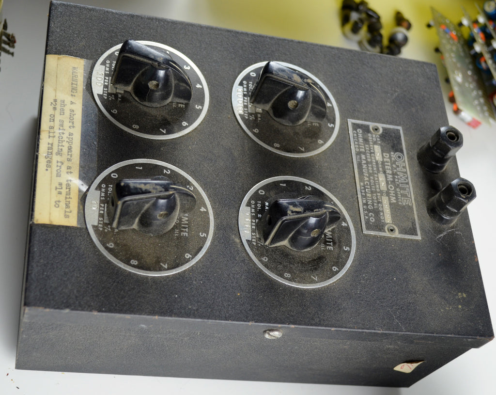 Test Gear: Ohmite Deter-Ohm Resistance Box – Dan Alexander Audio