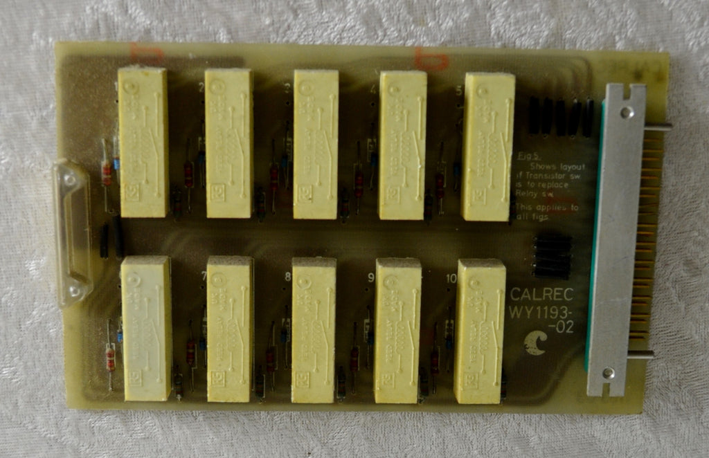 Calrec WY 1193-02 relay cards – Dan Alexander Audio